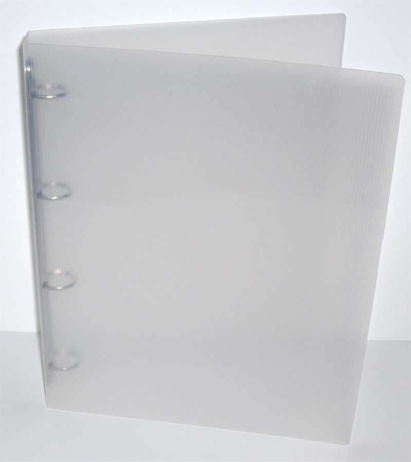 BIO PP ringbind A4 med 4 O-ringe