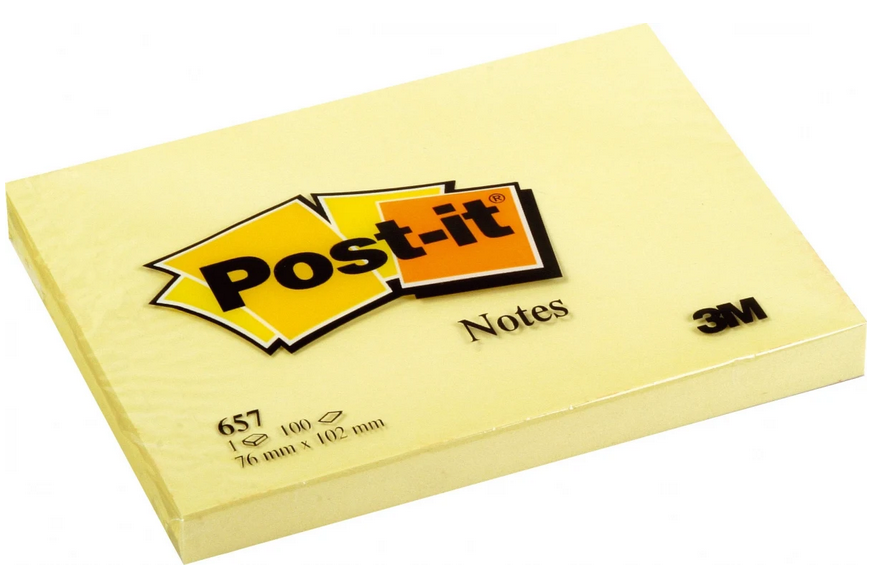 3M Post it Notes 657 76 X 102 Mm 