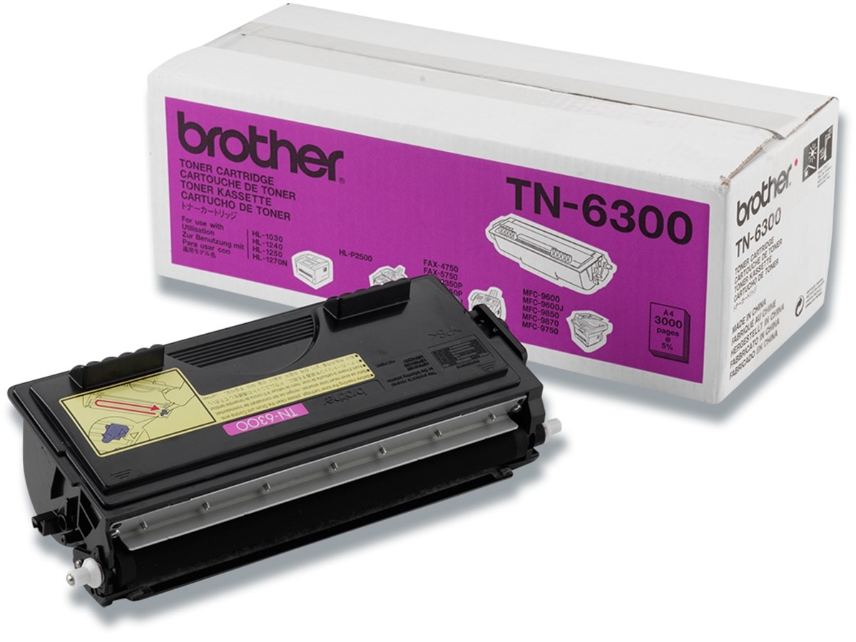 Brother Toner TN-6300 / TN6300 - Sort