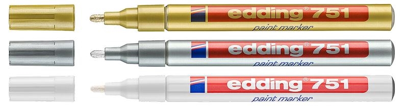 Edding 751 Paint Marker 1-2 mm tykkelse