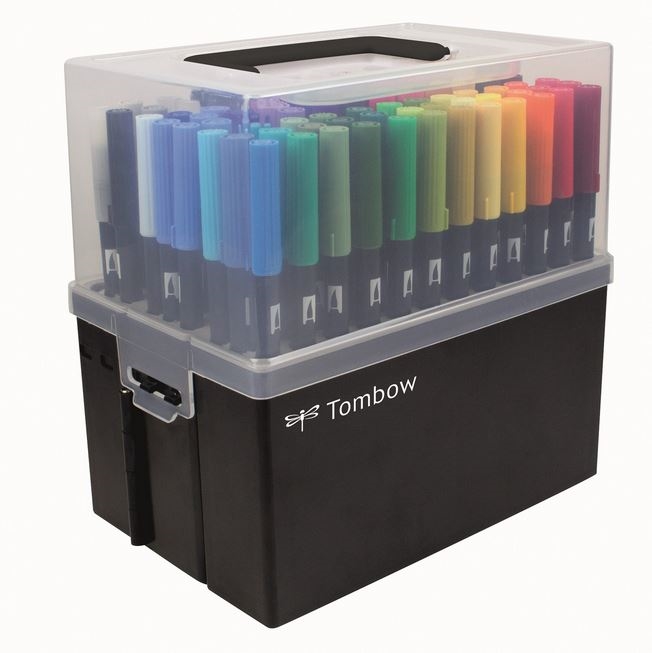 Tombow Marker ABT Dual Brush Pen i i display boks 108 stk