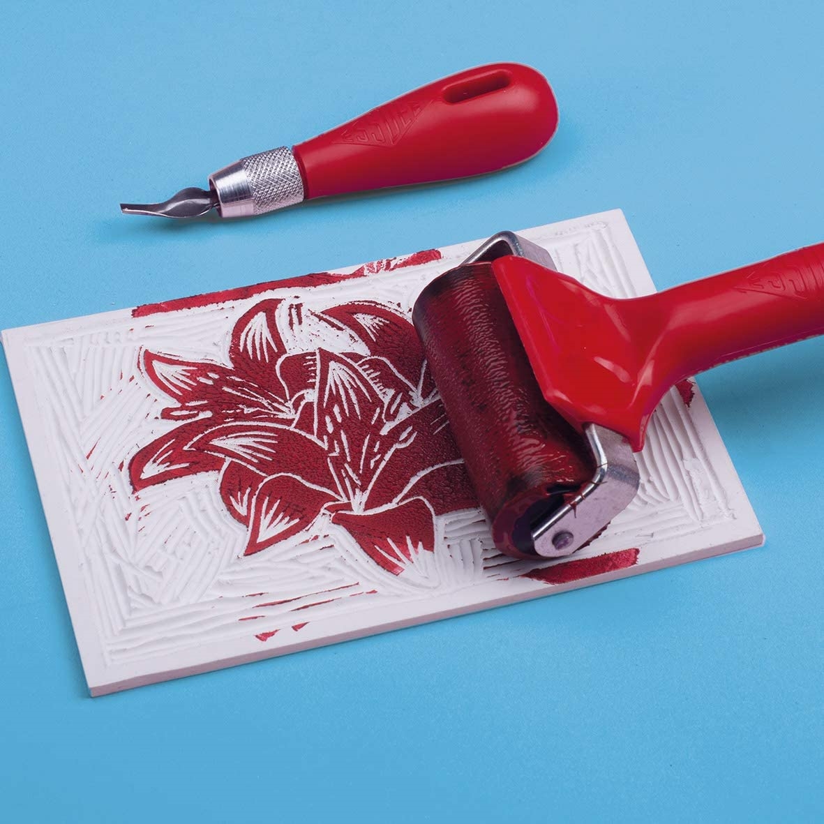 Essdee Mastercut linoleumsplade 4mm - 30x20cm - 2/pk.
