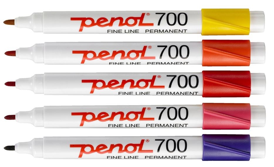 Penol 700, tuschpen, permanent marker med rund spids, 1,5mm