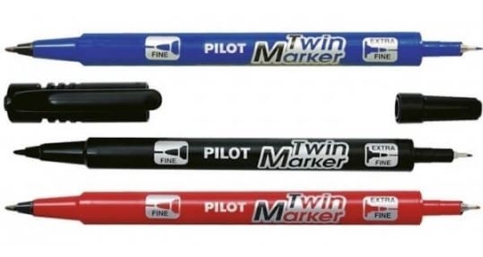 Pilot Twin Marker pen EF/F