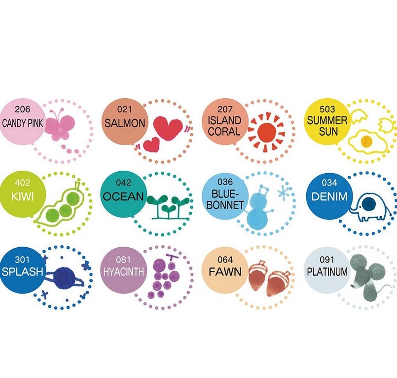 ZIG Kuretake Clean Color DOT - 12 farver