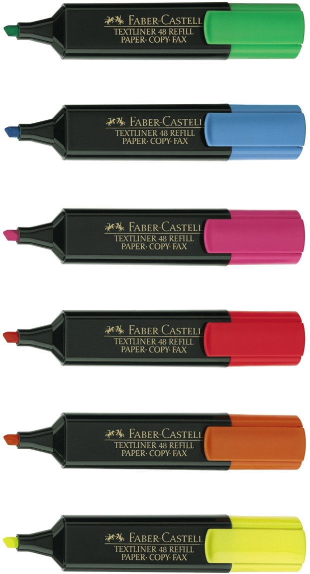 Textliner Faber-Castell 48 overstregningspen