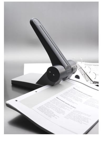 Novus hulapparat B265 sort/grå, 2-huls til 65 ark papir