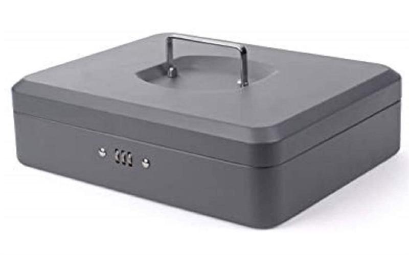 Pengekasse med kodelås 12 farve mørkegrå 172,50 DKK